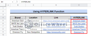 How to Use HYPERLINK Function in Google Sheets (2 Ways)