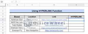 How to Use HYPERLINK Function in Google Sheets (2 Ways)