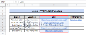 How to Use HYPERLINK Function in Google Sheets (2 Ways)