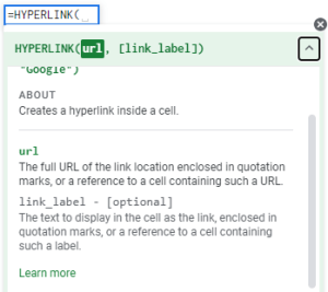 Create Hyperlink to VLOOKUP Cell in Multiple Rows in Google Sheets