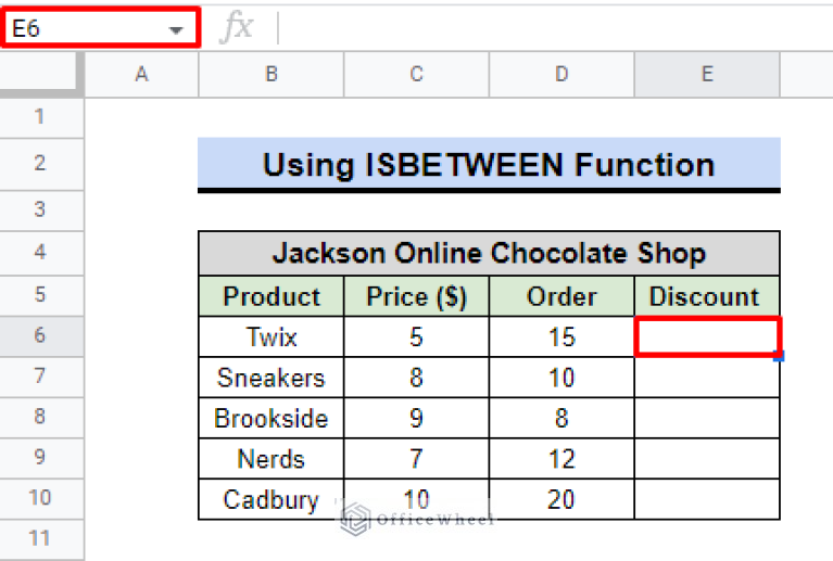 How to Use IF Condition Between Two Numbers in Google Sheets