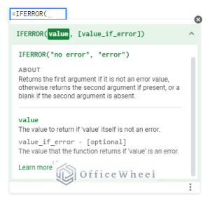 How to Use IFERROR with VLOOKUP Function in Google Sheets