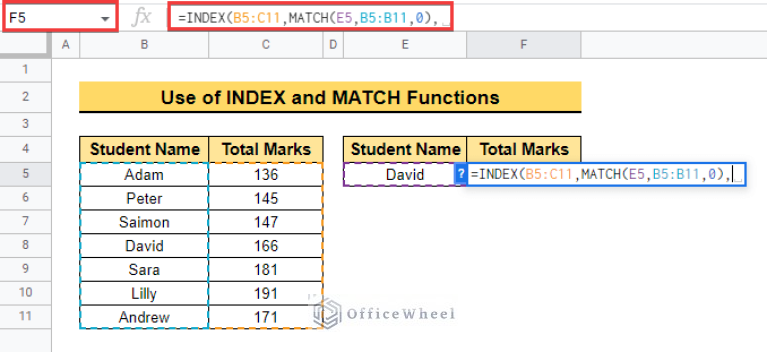 How to Use INDEX Function in Google Sheets (4 Easy Examples)