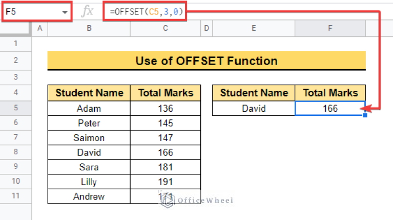 How to Use INDEX Function in Google Sheets (4 Easy Examples)