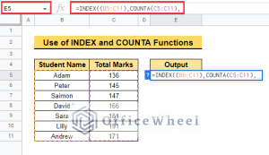 How to Use INDEX Function in Google Sheets (4 Easy Examples)