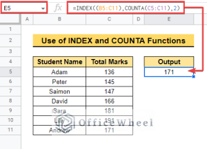 How to Use INDEX Function in Google Sheets (4 Easy Examples)