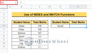 How to Use INDEX Function in Google Sheets (4 Easy Examples)