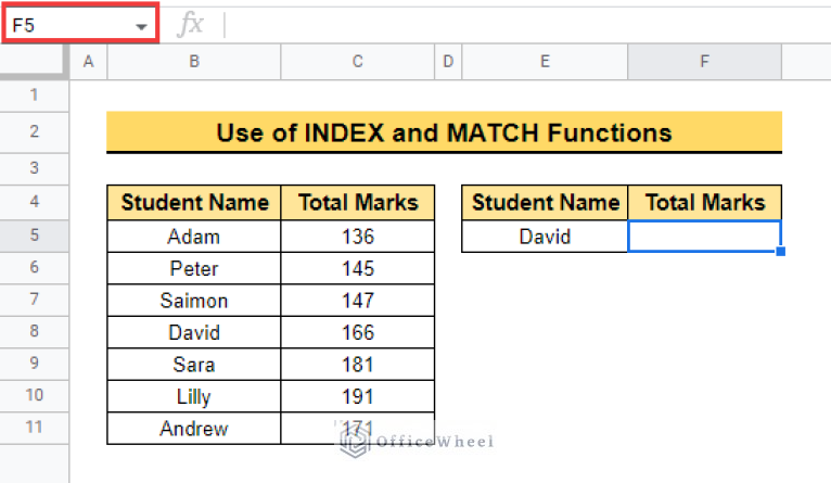 How to Use INDEX Function in Google Sheets (4 Easy Examples)