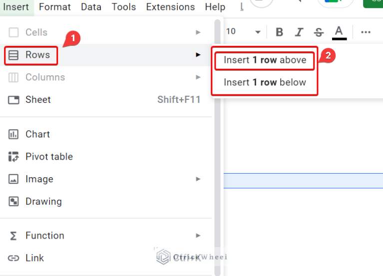 Insert Rows Between Other Rows in Google Sheets (4 Easy Ways)