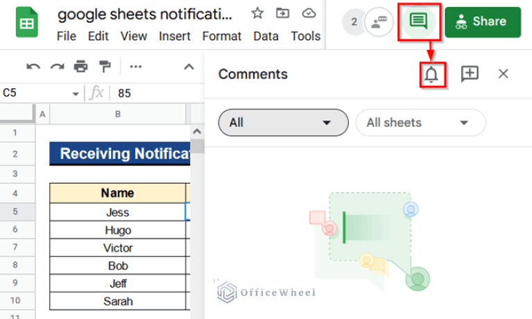 How to Receive Notifications of Changes in Google Sheets