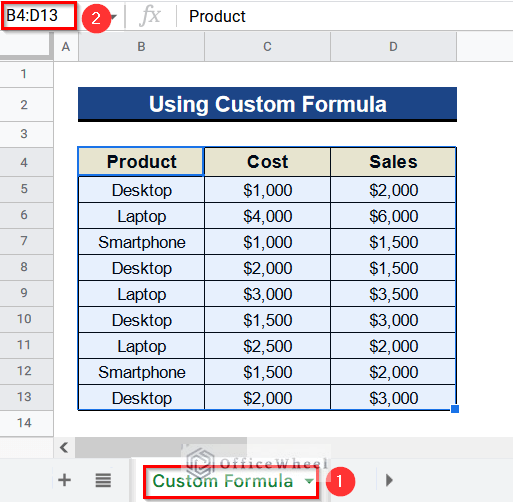 Google Sheets Pivot Table Calculated Field Difference Between Two 
