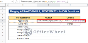 Use REGEXMATCH Function for Multiple Criteria in Google Sheets