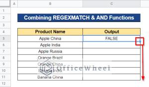 Use REGEXMATCH Function for Multiple Criteria in Google Sheets