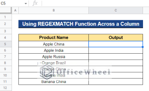 Use REGEXMATCH Function for Multiple Criteria in Google Sheets