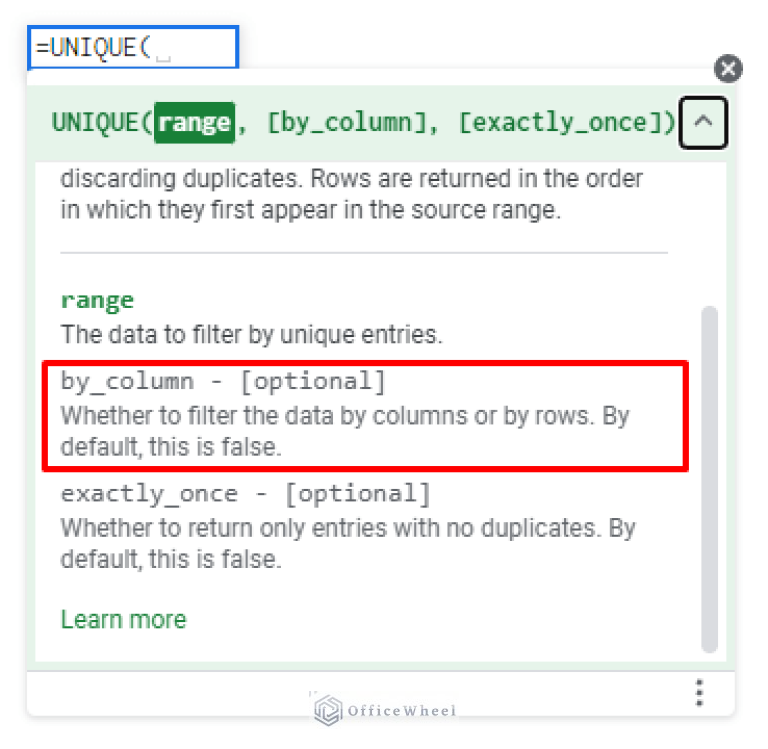 How to Use UNIQUE Function in Google Sheets (5 Applications)