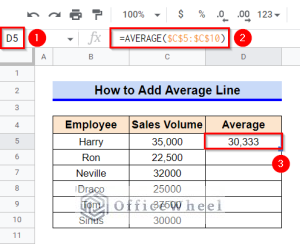 How to Add Average Line in Google Sheets (With Detailed Steps)