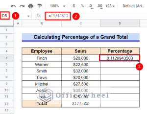 How to Calculate Percentage in Google Sheets (4 Ideal Examples)