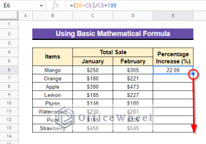 How to Calculate Percentage Increase in Google Sheets (4 Ways)