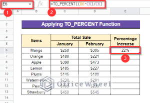 How to Calculate Percentage Increase in Google Sheets (4 Ways)