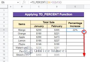 How to Calculate Percentage Increase in Google Sheets (4 Ways)