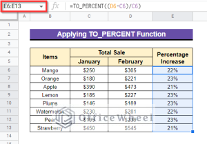 How to Calculate Percentage Increase in Google Sheets (4 Ways)