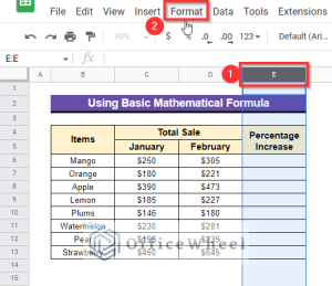 How to Calculate Percentage Increase in Google Sheets (4 Ways)
