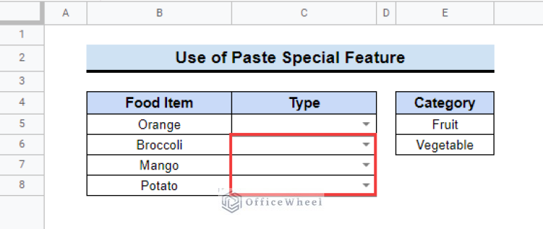 How to Copy and Paste Data Validation in Google Sheets (3 Ways)