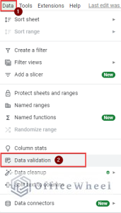 How to Copy and Paste Data Validation in Google Sheets (3 Ways)