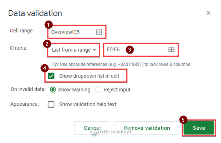 How to Copy and Paste Data Validation in Google Sheets (3 Ways)