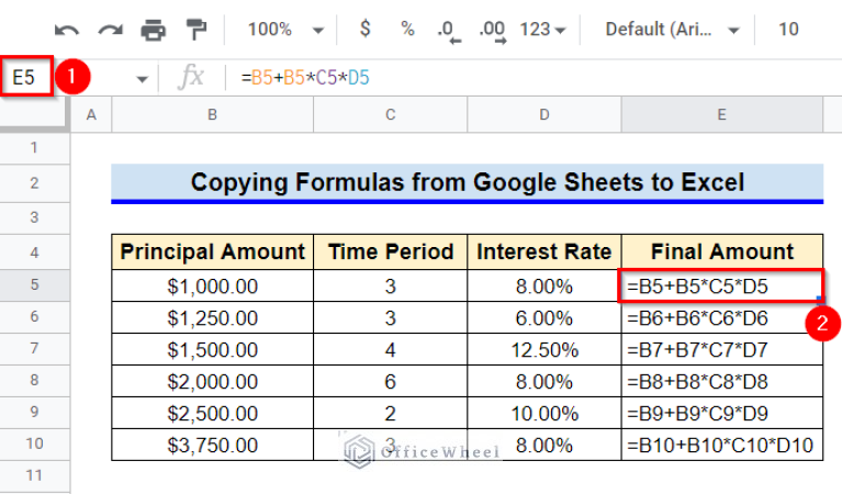 How to Copy and Paste Formulas in Google Sheets (4 Easy Ways)