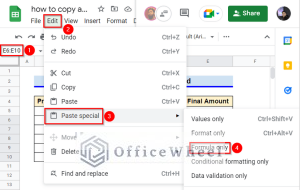 How to Copy and Paste Formulas in Google Sheets (4 Easy Ways)