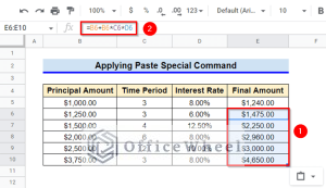 How to Copy and Paste Formulas in Google Sheets (4 Easy Ways)
