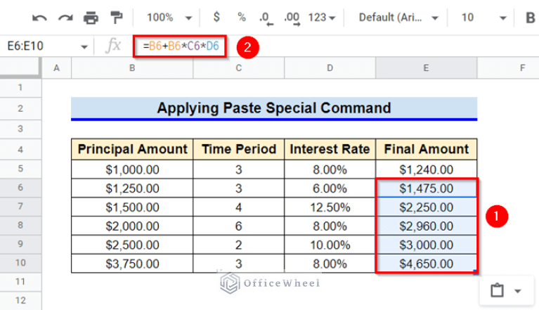 How to Copy and Paste Formulas in Google Sheets (4 Easy Ways)