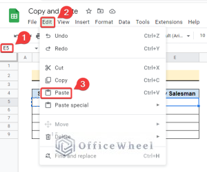 How to Copy and Paste in Google Sheets (4 Simple Ways)
