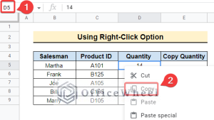 How to Copy and Paste in Google Sheets (4 Simple Ways)