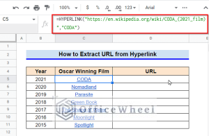 How to Extract URL from Hyperlink in Google Sheets (3 Ways)