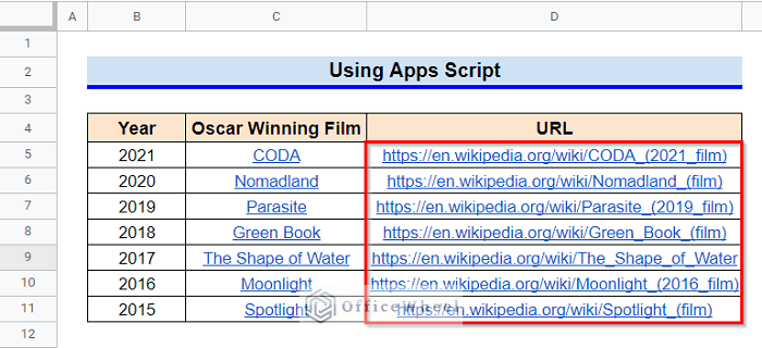 How To Extract URL From Hyperlink In Google Sheets 3 Ways 
