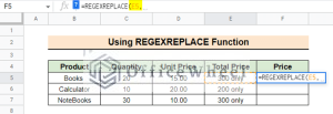 How to Find and Replace Within Formula in Google Sheets