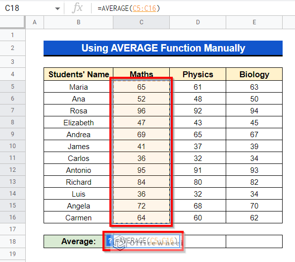 How To Find Average In Google Sheets 8 Easy Ways 
