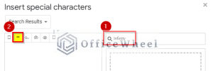 How to Insert Infinity Symbol (∞) in Google Sheets (2 Simple Ways)
