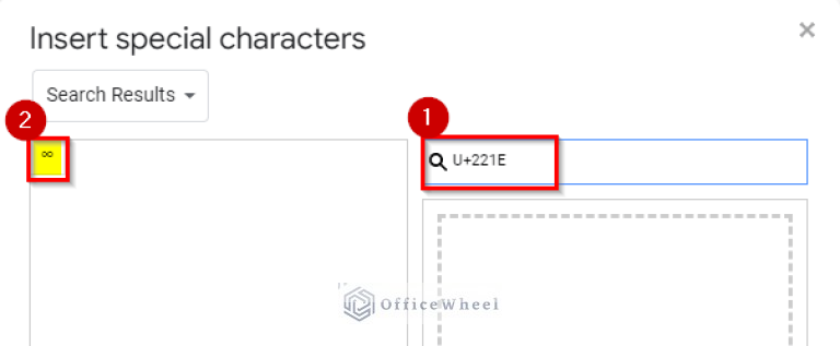 How to Insert Infinity Symbol (∞) in Google Sheets (2 Simple Ways)
