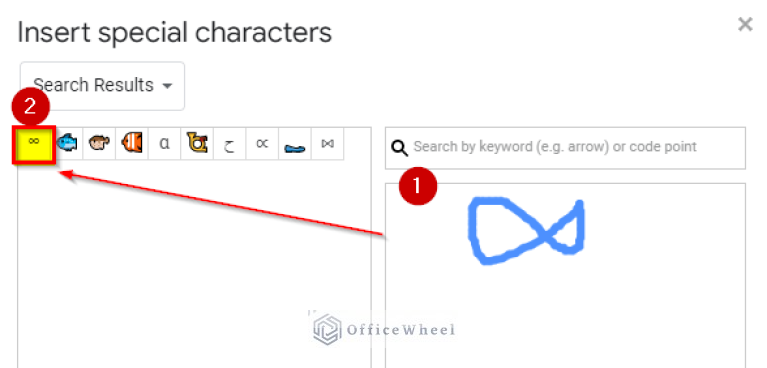 How to Insert Infinity Symbol (∞) in Google Sheets (2 Simple Ways)