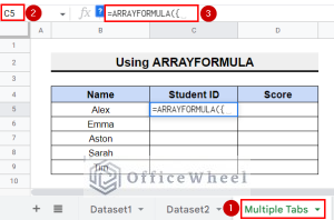 How to Link Cells Between Tabs in Google Sheets (2 Examples)