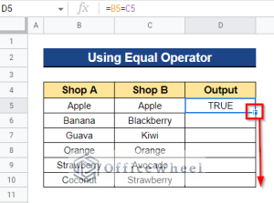 How to Match Cells Between Two Columns in Google Sheets (6 Ideal Methods)