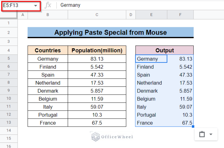 How to Paste Values Only in Google Sheets (4 Quick Ways)