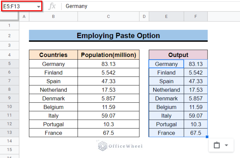 How to Paste Values Only in Google Sheets (4 Quick Ways)