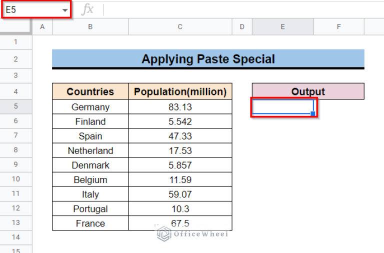 How to Paste Values Only in Google Sheets (4 Quick Ways)