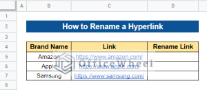 How to Rename a Hyperlink in Google Sheets (2 Quick Ways)