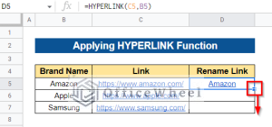 How to Rename a Hyperlink in Google Sheets (2 Quick Ways)