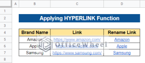 How to Rename a Hyperlink in Google Sheets (2 Quick Ways)